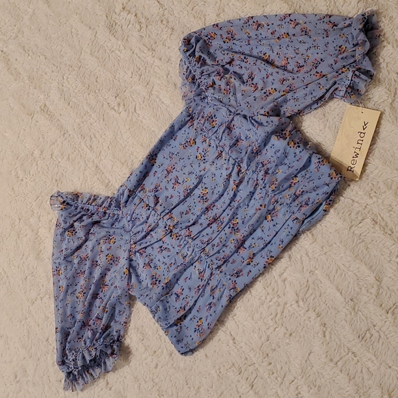 Rewind | Tops | Nwt Rewind Floral Crop Top | Poshmark